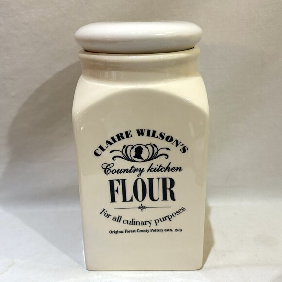 Claire Wilson | Kitchen | Claire Wilsons Country Kitchen Pottery Flour ...